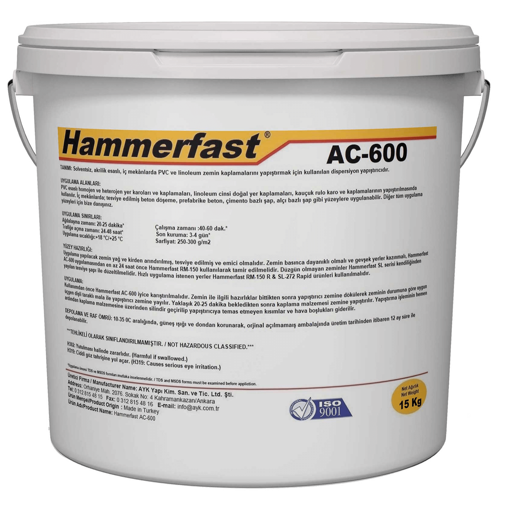 Hammerfast AC 600 - Ankara Yetkili Bayi Mavi Zemin